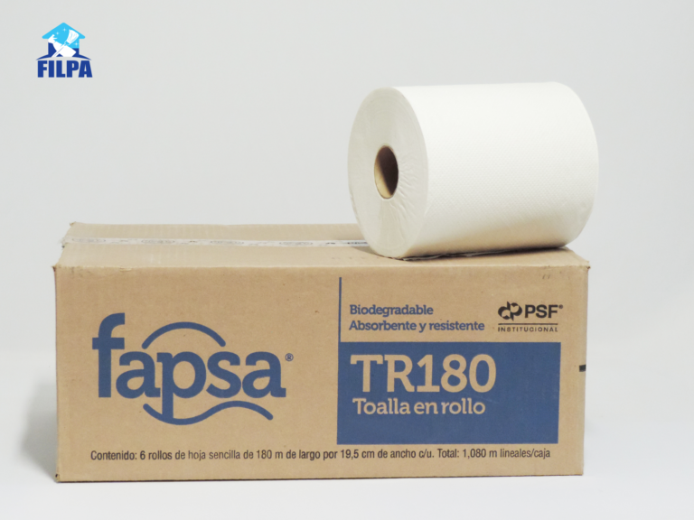 Toalla en rollo FAPSA TR180, (CAJA con 6 piezas) – Filpa México